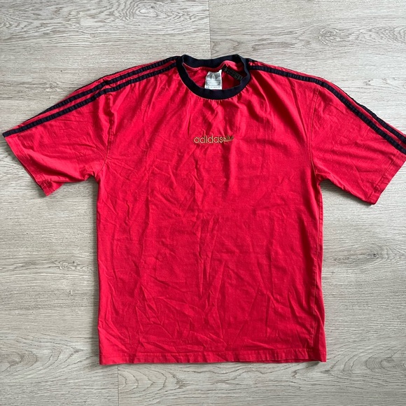 adidas Originals | Shirts | Vintage Adidas Originals Red Tshirt | Poshmark